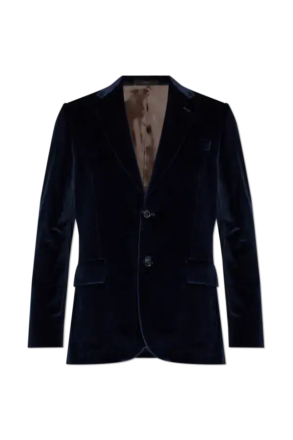 Paul Smith Velvet Blazer - Navy Blue | Editorialist